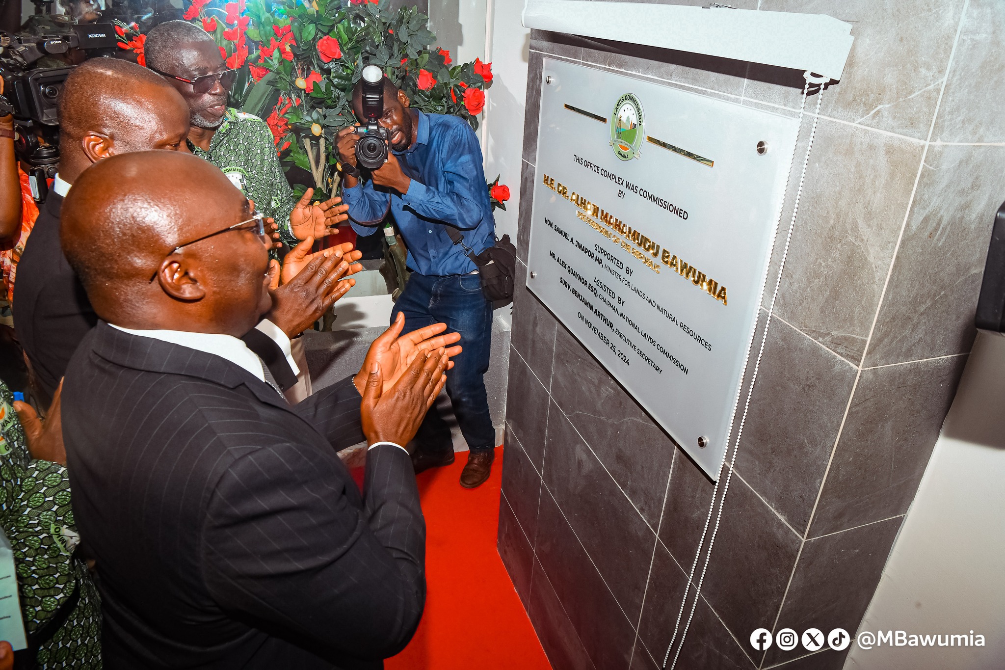 Bawumia commissions new Lands Commission Head Office - abcnewsgh